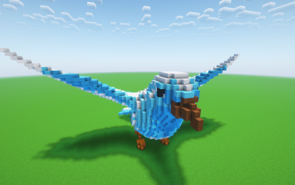 Minecraft Bird Statue ( FREE ) | Minecraft Miscellaneous Build #24113