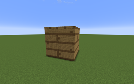 OAK PLANK PIXEL ART 3D, creation #24165