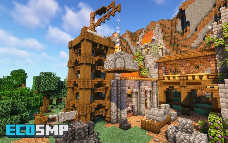 🪨 Stonemason's Refuge (Medieval Stonemason's House) | Minecraft House ...