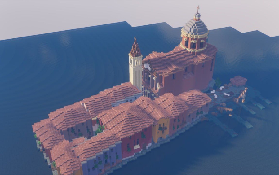 Medieval Venice architecture | Minecraft Town #24379
