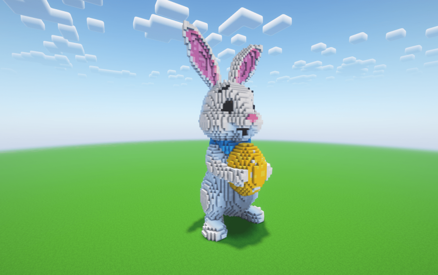 Minecraft Easter Bunny Statue | Minecraft Miscellaneous Build #24450