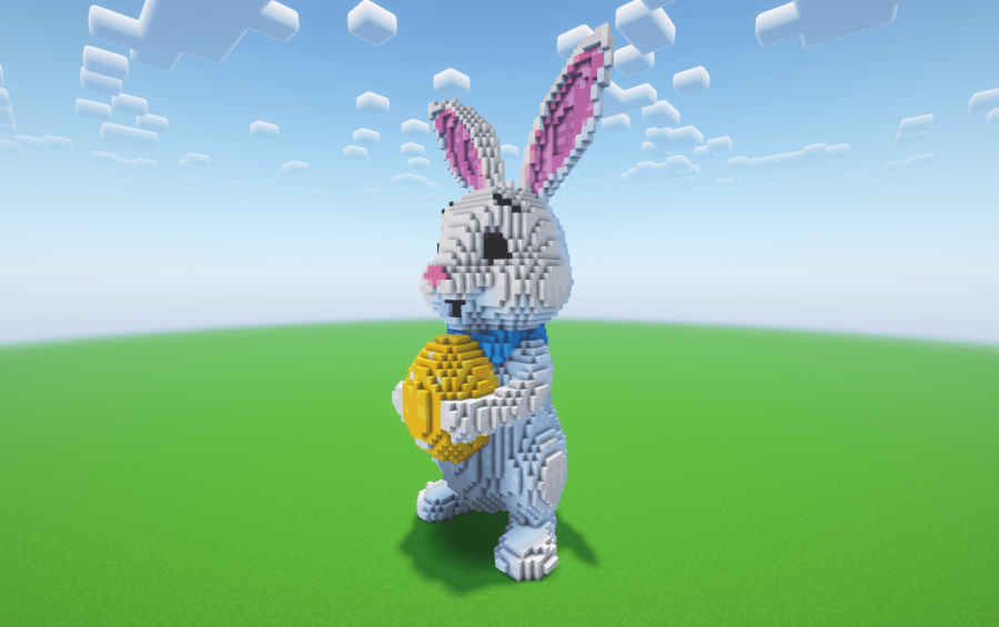 Minecraft Easter Bunny Statue | Minecraft Miscellaneous Build #24450