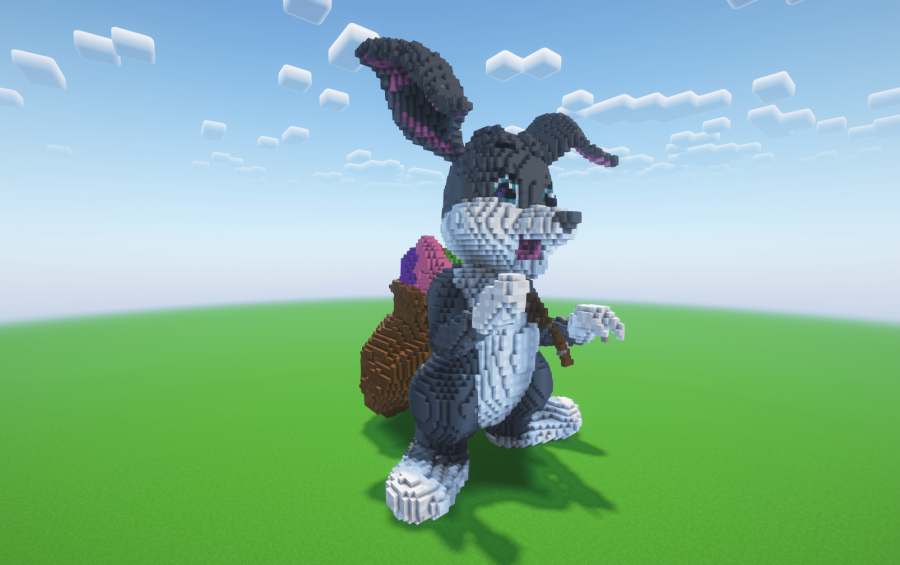 Minecraft Easter Bunny 3 Statue | Minecraft Miscellaneous Build #24611