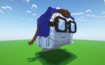 Minecraft Happy Ghast Statue ( FREE ), creation #24612
