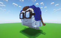 Minecraft Happy Ghast Statue ( FREE ), creation #24612
