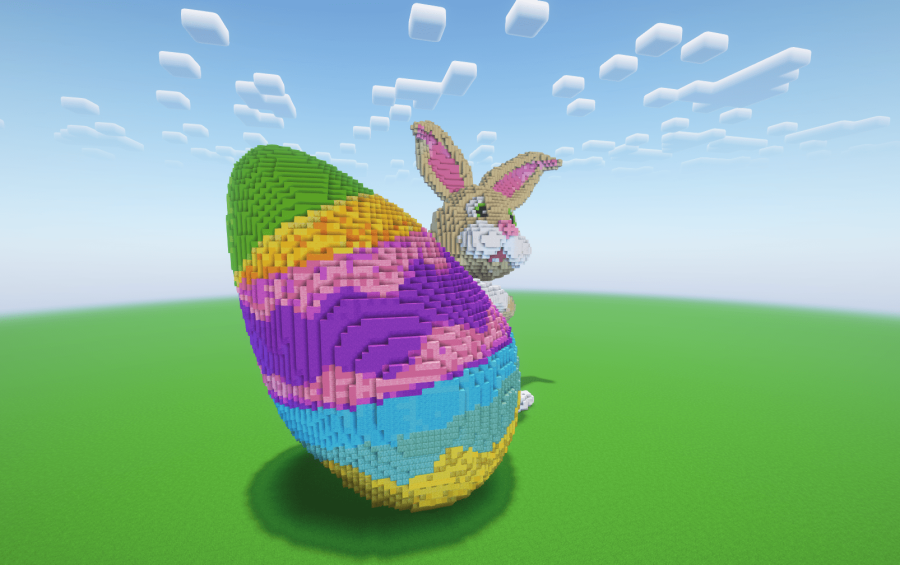 Minecraft Easter Bunny 5 Statue | Minecraft Miscellaneous Build #24623