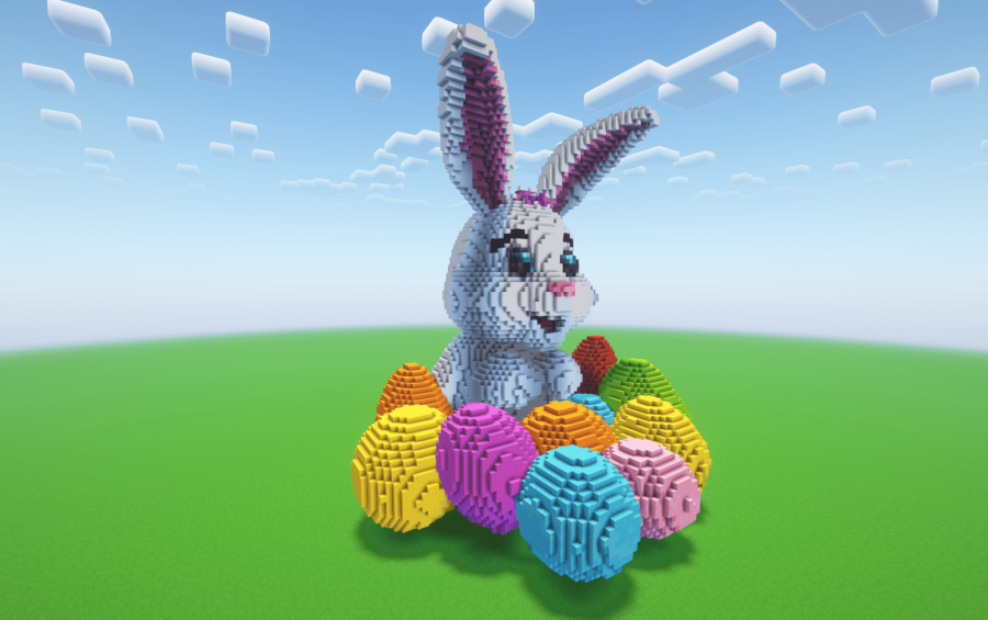 Minecraft Easter Bunny 6 Statue | Minecraft Miscellaneous Build #24671