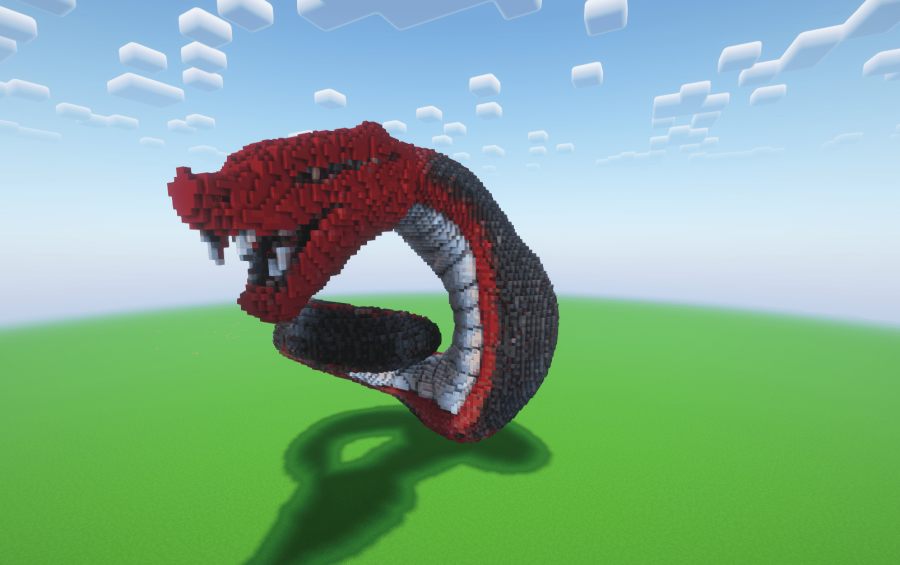 Minecraft Snake Statue ( FREE ), creation #24673