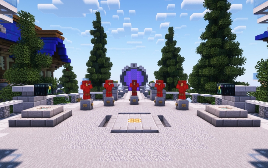 Lobby - Azure Citadel | Minecraft Floating Island #24698