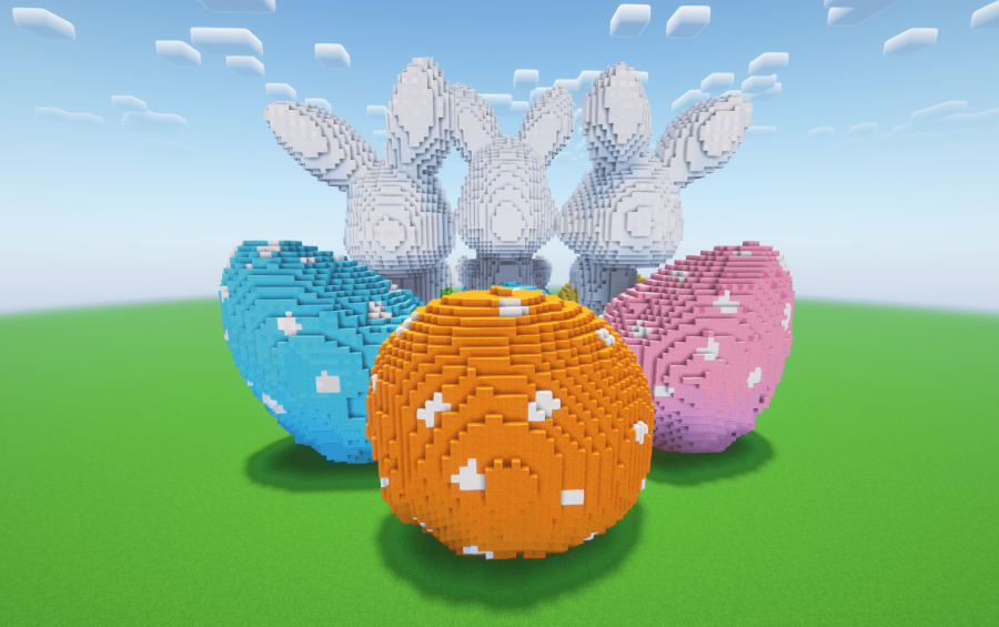 Minecraft Easter Bunny 8 Statue | Minecraft Miscellaneous Build #24703