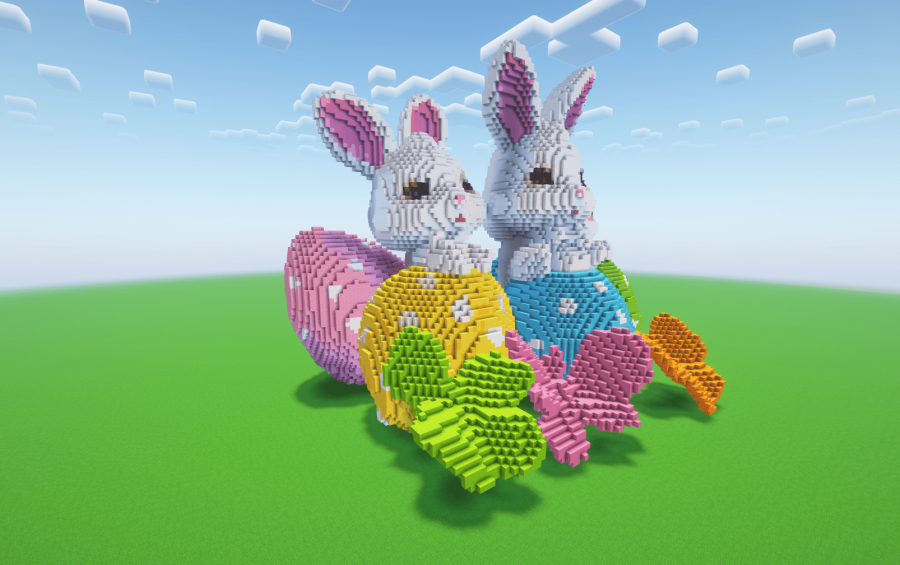 Minecraft Easter Bunny 8 Statue | Minecraft Miscellaneous Build #24703