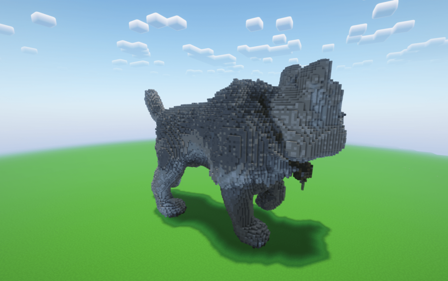 Minecraft Dennis Wolf Statue ( FREE ) | Minecraft Miscellaneous Build ...