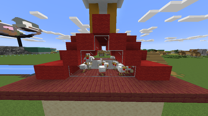 Steves Lava Chicken Shop | Minecraft House and Shop #24753