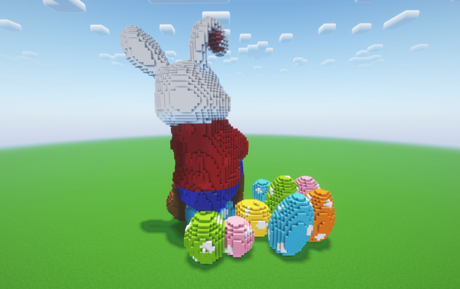 Minecraft Easter Bunny 9 Statue | Minecraft Miscellaneous Build #24769