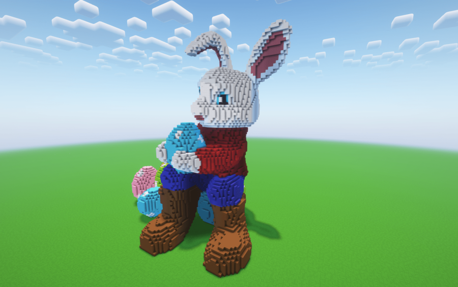 Minecraft Easter Bunny 9 Statue | Minecraft Miscellaneous Build #24769