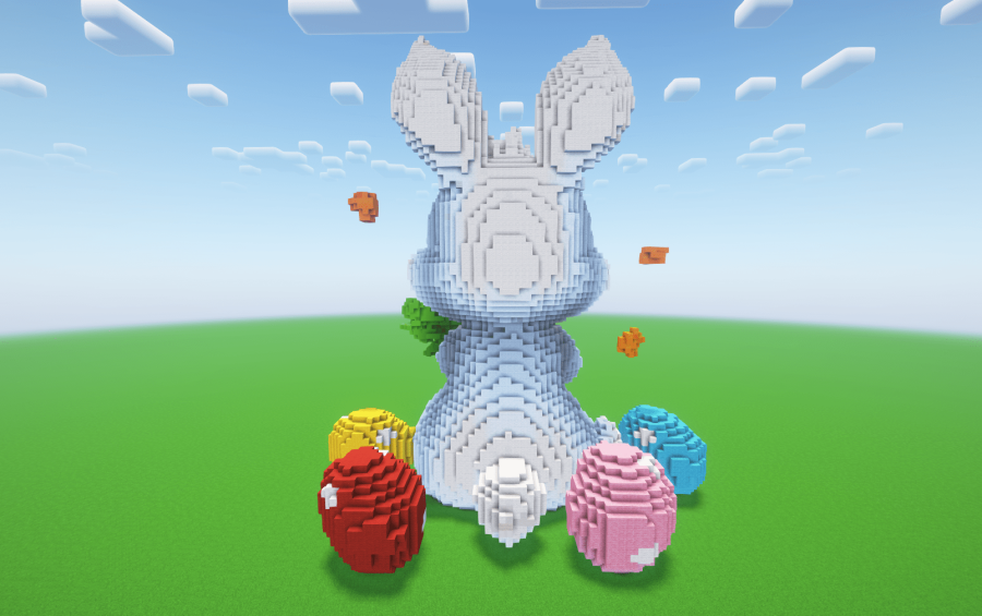 Minecraft Easter Bunny 10 Statue | Minecraft Miscellaneous Build #24831