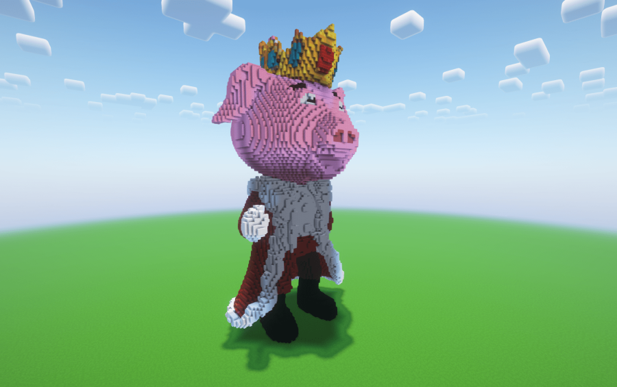 Minecraft Technoblade Statue ( FREE ), creation #24845