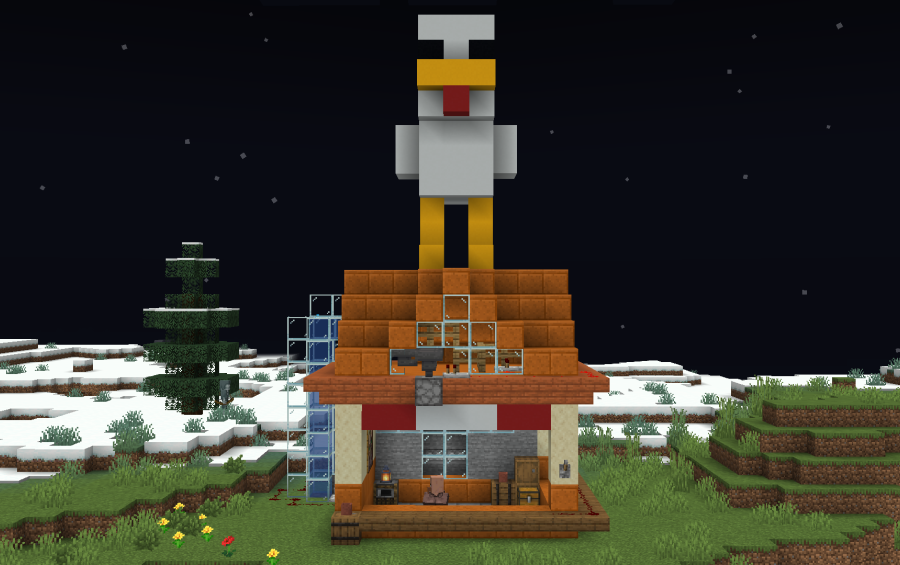 Steve's Lava Chicken Farm, creation #24973