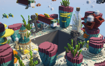 Minecraft Floating Islands | Sky Island Builds and Schematics - Page 3