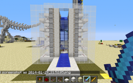 Canal lock | Minecraft Redstone Build #2512