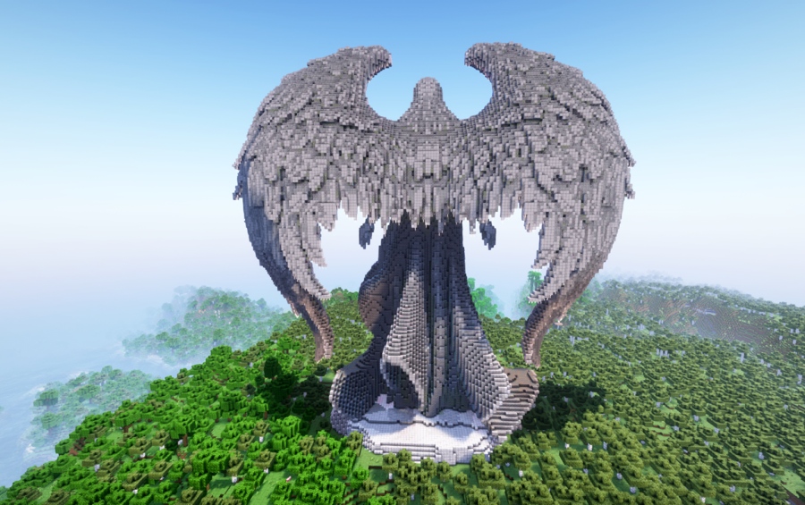 Minecraft Angel Statue V20, creation #25177