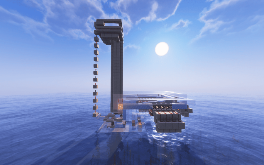 Easy raid farm + autocraft and sorting (litematica), creation #25374