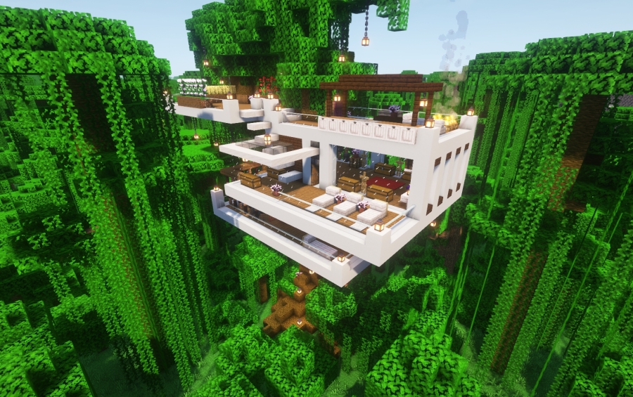 Modern Treehouse | Minecraft House and Shop #25425