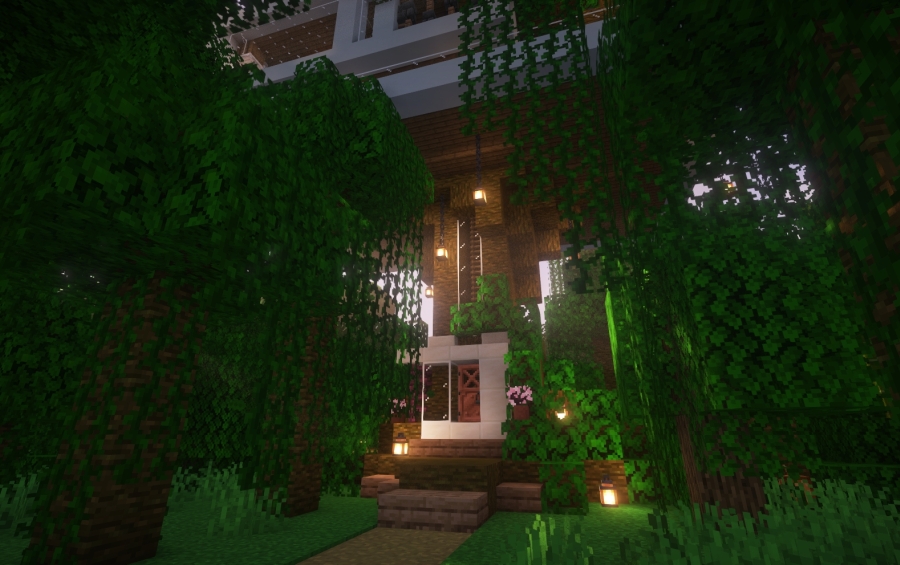 Modern Treehouse | Minecraft House and Shop #25425