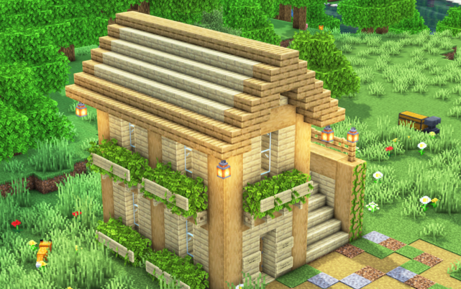 Birch House [Tutorial & Download], creation #25447