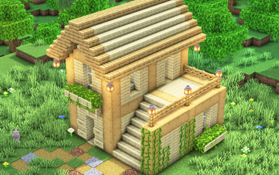 Birch House [Tutorial & Download], creation #25447