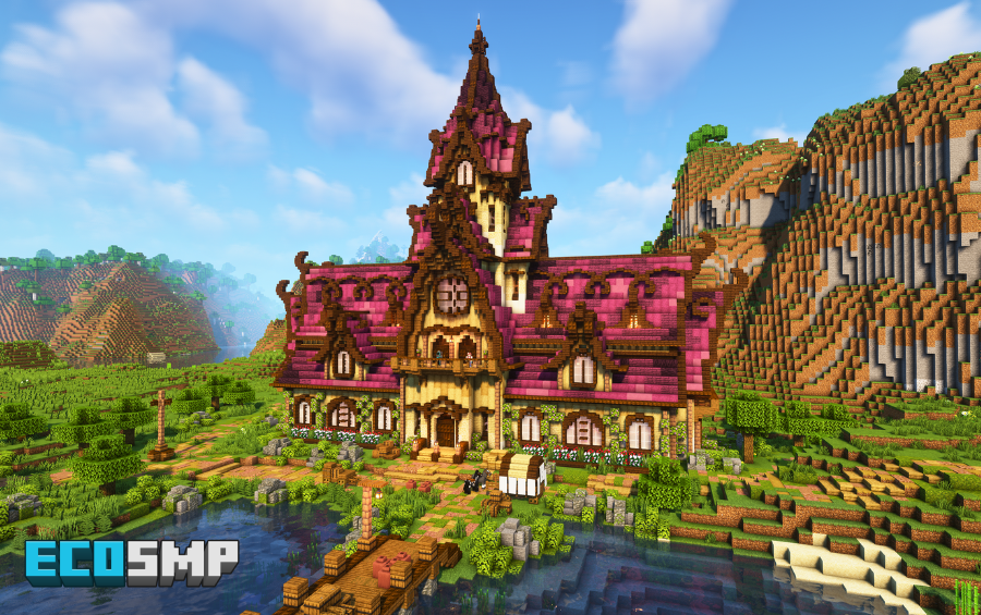 🌺 Amaranth Villager Trading Hall, creation #25459