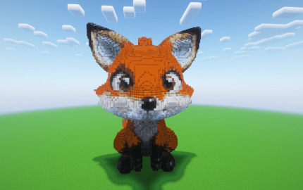 Minecraft Fox Statue ( FREE ) | Minecraft Miscellaneous Build #25609