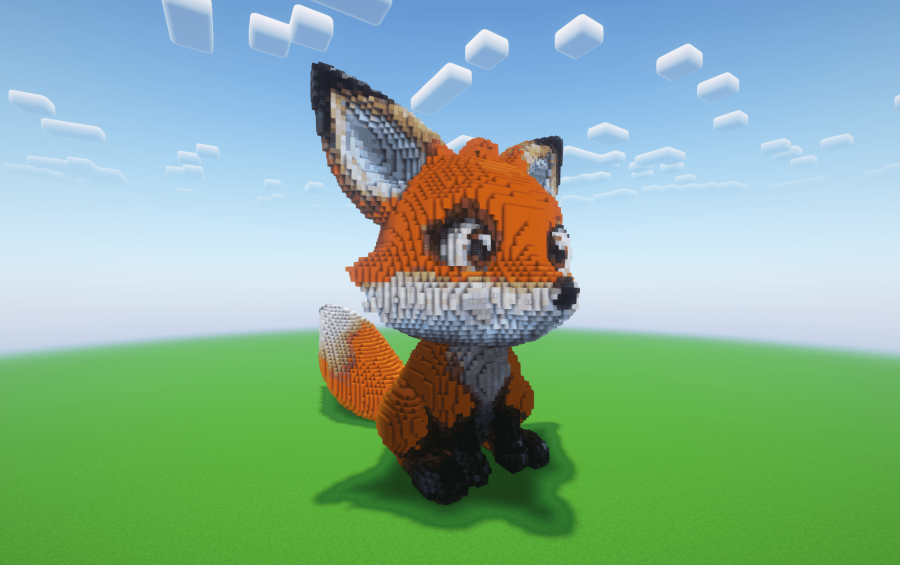 Minecraft Fox Statue ( FREE ) | Minecraft Miscellaneous Build #25609