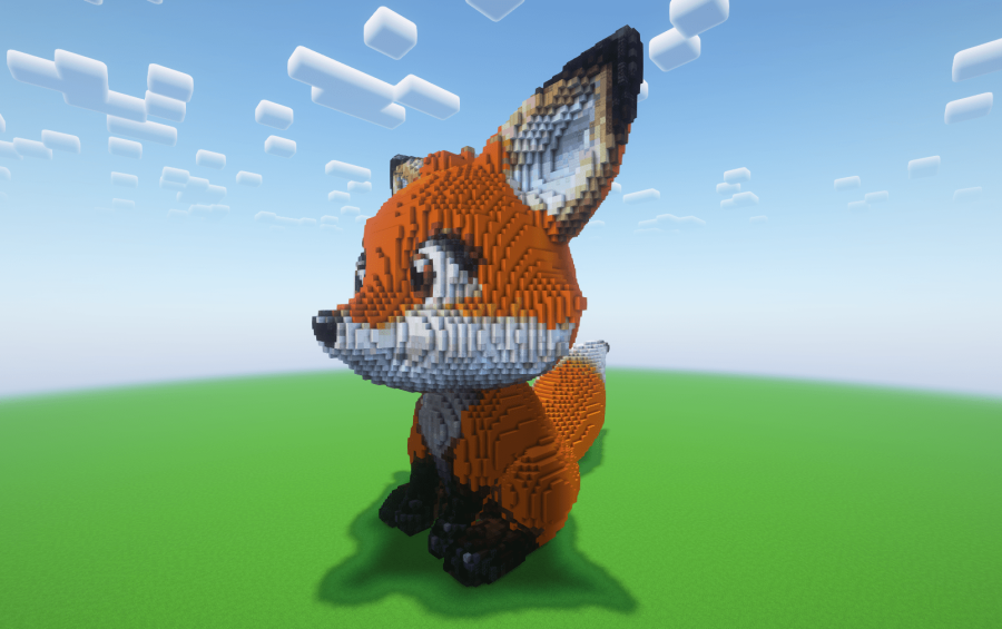 Minecraft Fox Statue ( FREE ) | Minecraft Miscellaneous Build #25609