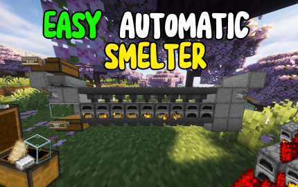 EASY & Automatic Smelter | Minecraft Miscellaneous Build #25873