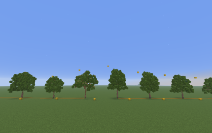 Custom small oak tree pack l FREE | Minecraft Garden Build #25879