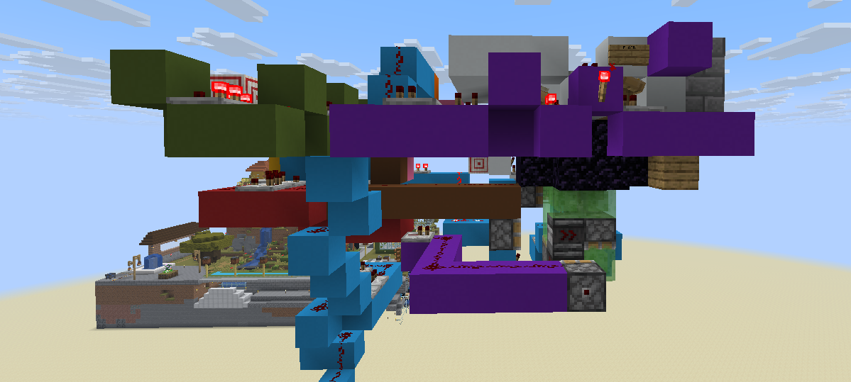 Realistic Redstone Elevator, creation #26034