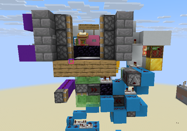 Realistic Redstone Elevator, creation #26034