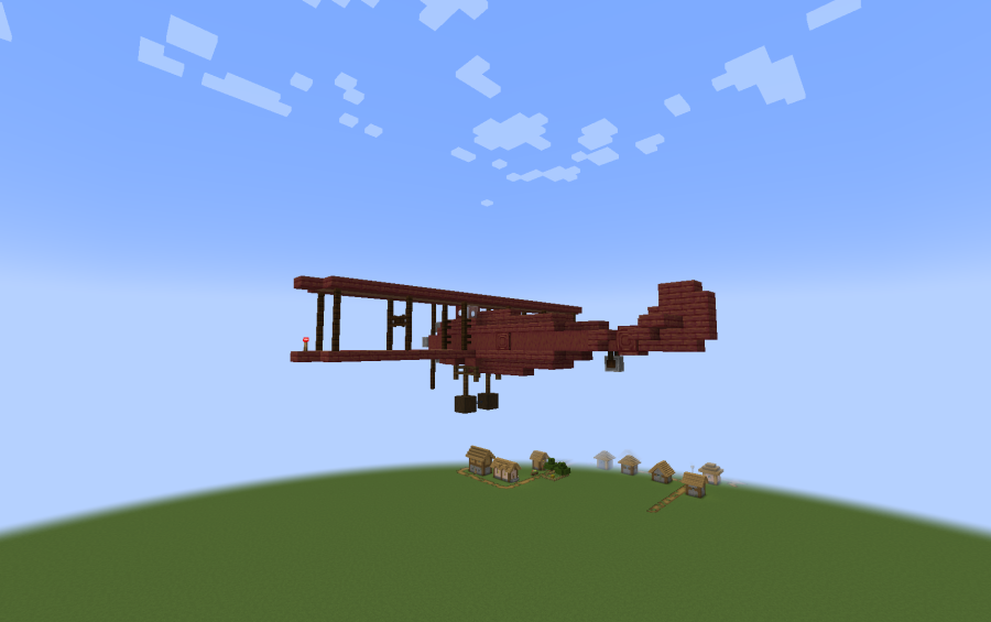 BiPlane by PinkMullet | Minecraft Flying Machine #26078