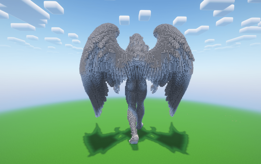 Minecraft Angel Statue ( FREE ), creation #26147
