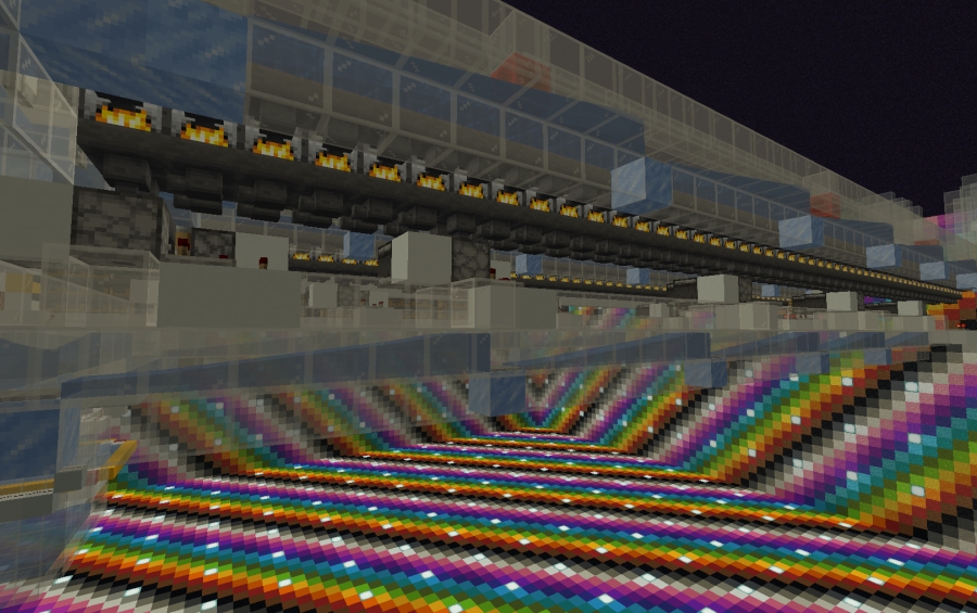 Glass factory all colors, concrete factory | Minecraft Miscellaneous ...