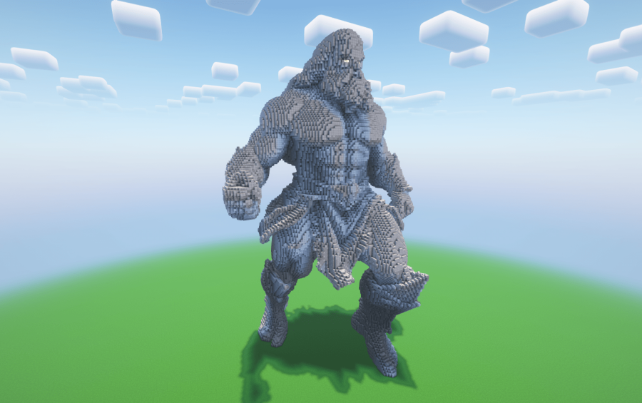 Minecraft Zeus Statue ( FREE ) | Minecraft Miscellaneous Build #26202