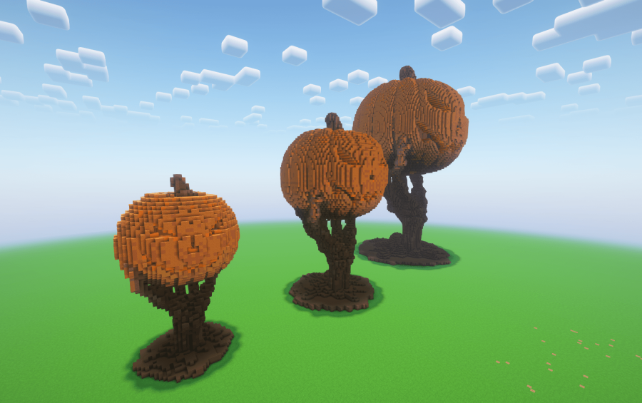 Minecraft Halloween Pumpkins Pack Statue | Minecraft Miscellaneous ...