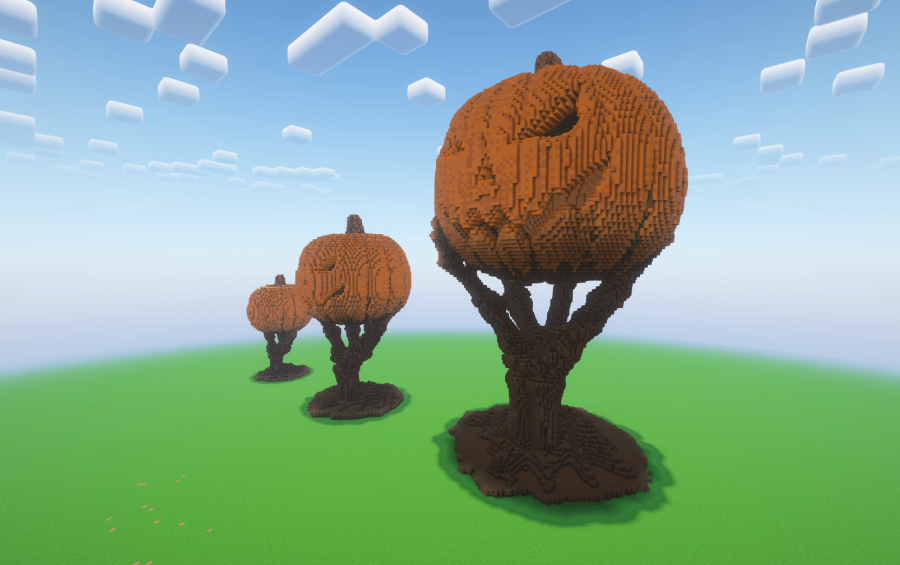 Minecraft Halloween Pumpkins Pack Statue | Minecraft Miscellaneous ...