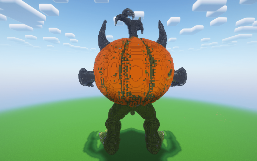 Minecraft Halloween Spooky Pumpkin Statue | Minecraft Miscellaneous ...