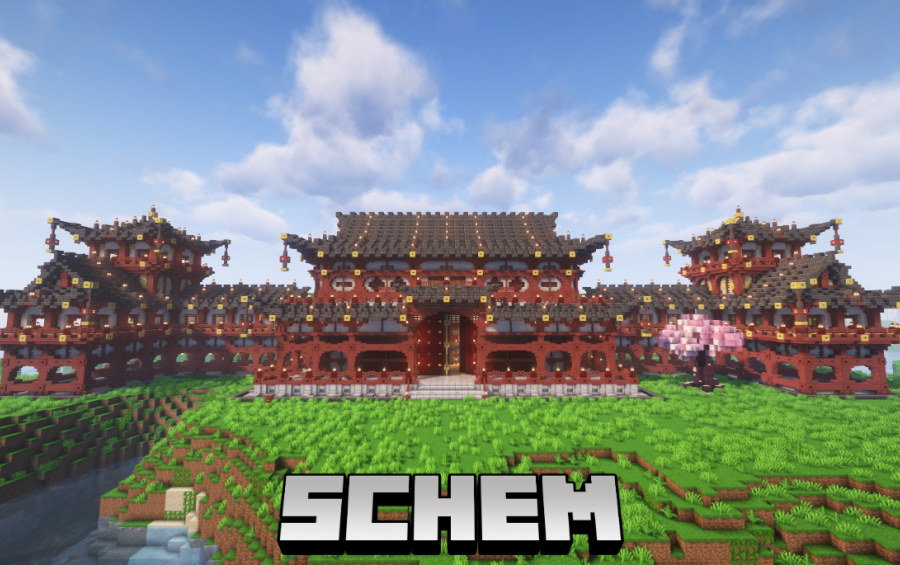 Japanese Temple (schem) | Minecraft Temple #26820
