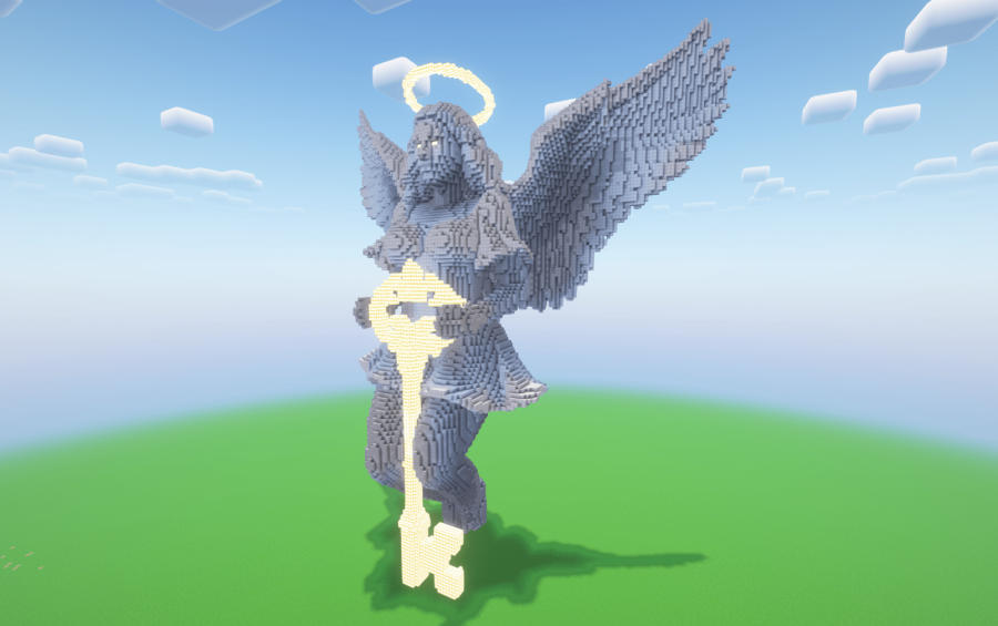 Minecraft Angel 8 Statue ( FREE ), creation #26857