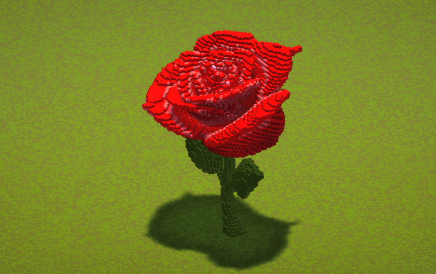 Red Rose | Minecraft Garden Build #26901