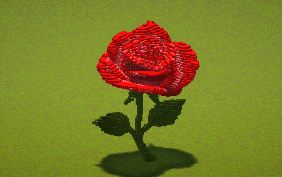 Red Rose | Minecraft Garden Build #26901