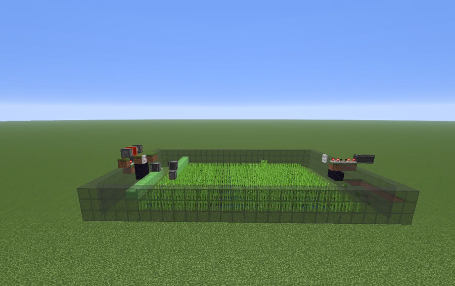 Sugarcane farm Schematic | Minecraft Flying Machine #26945